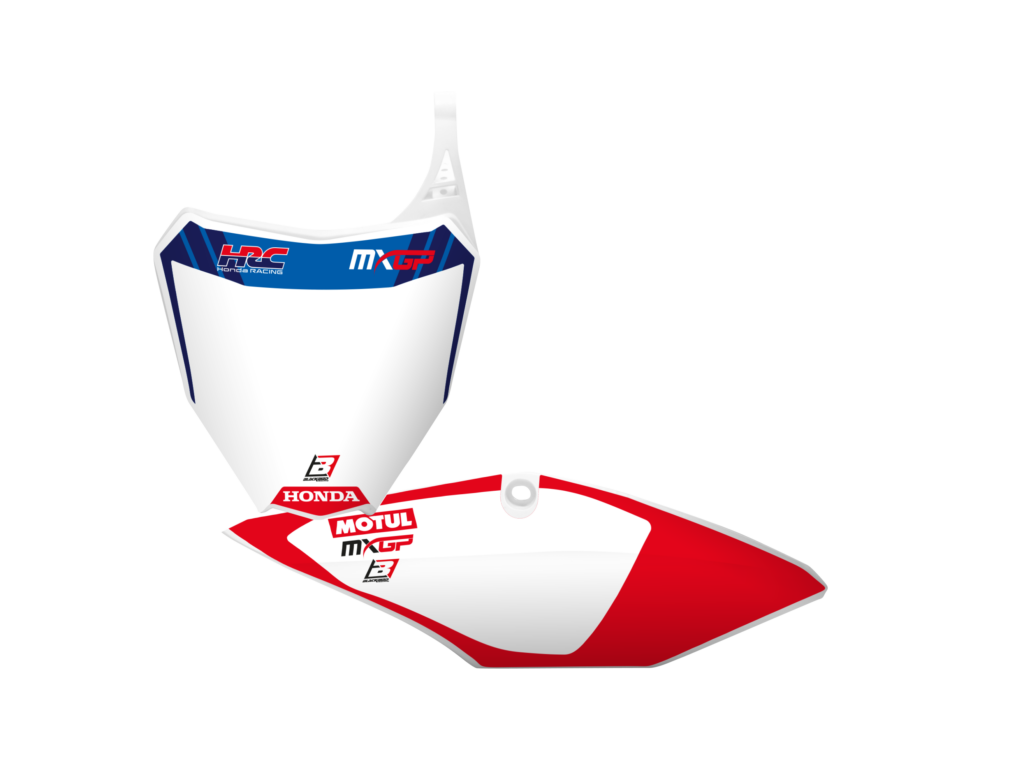 Kit Adesivi Portanumero Personalizzato Grafica Replica Honda HRC 2022 ...
