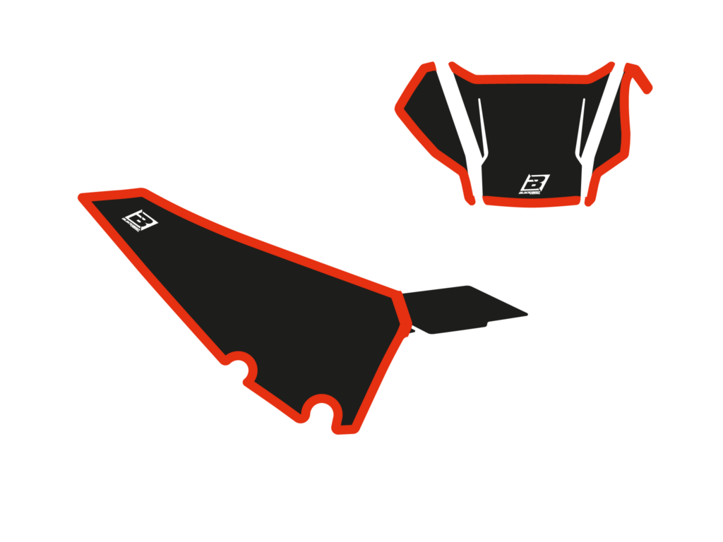 Kit Adesivi Portanumero Personalizzato Basic Beta per RR 2T 4T 2025 ...